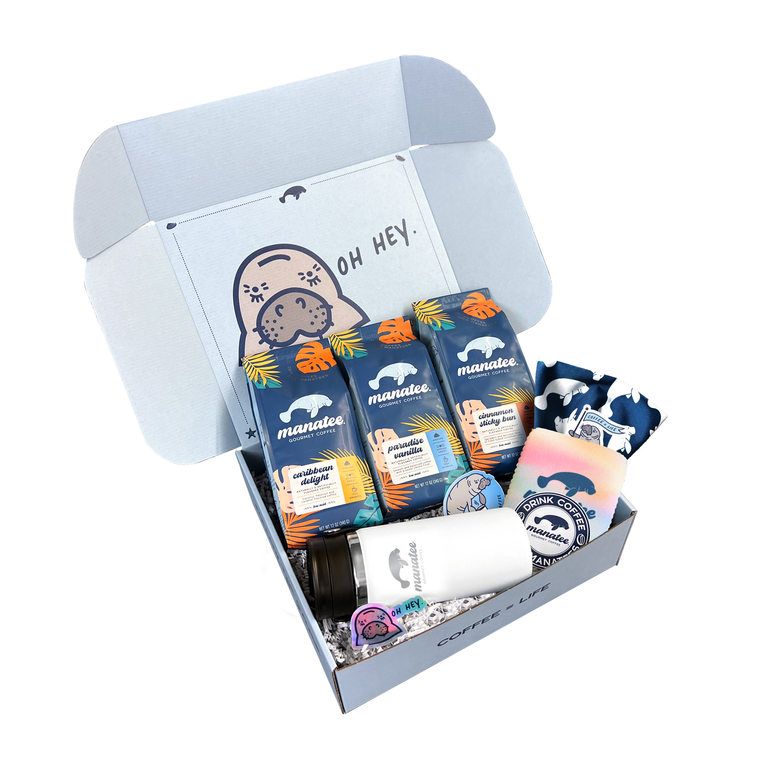 Manatee Gift Pack Flavored Ground – Manatee Coffee